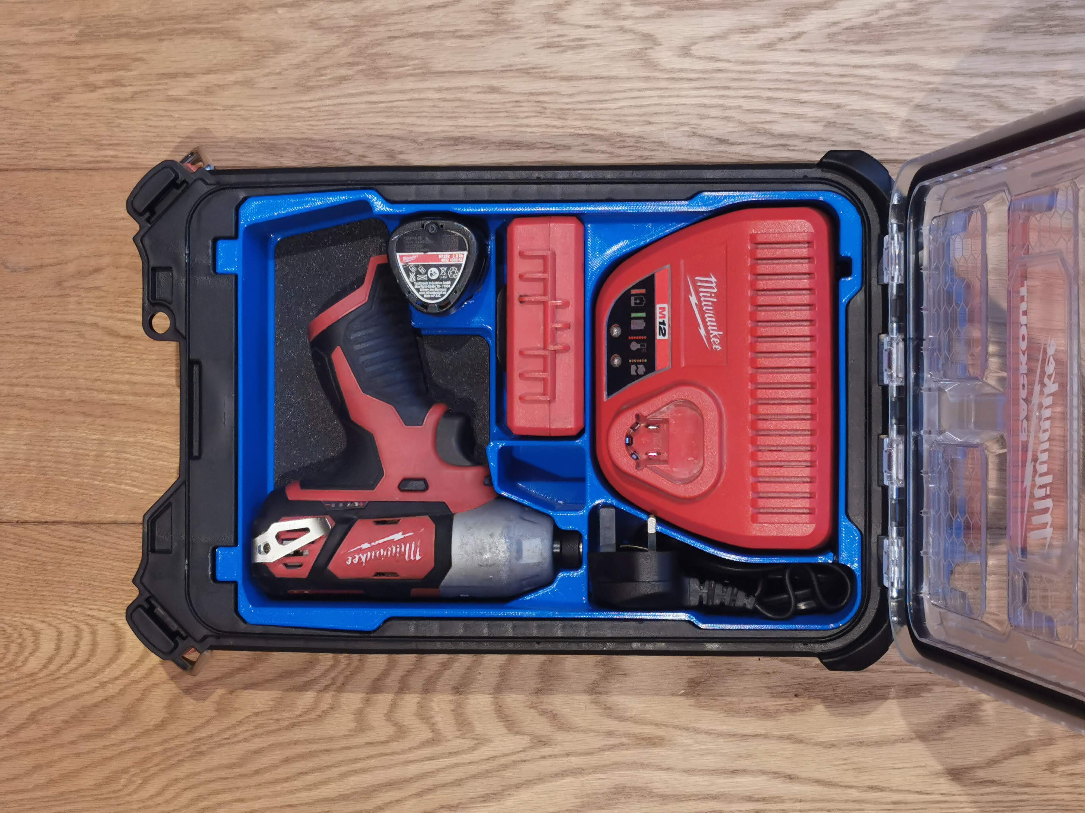 Milwaukee Compact Packout Organizer Insert for M12 Impact Driver ...