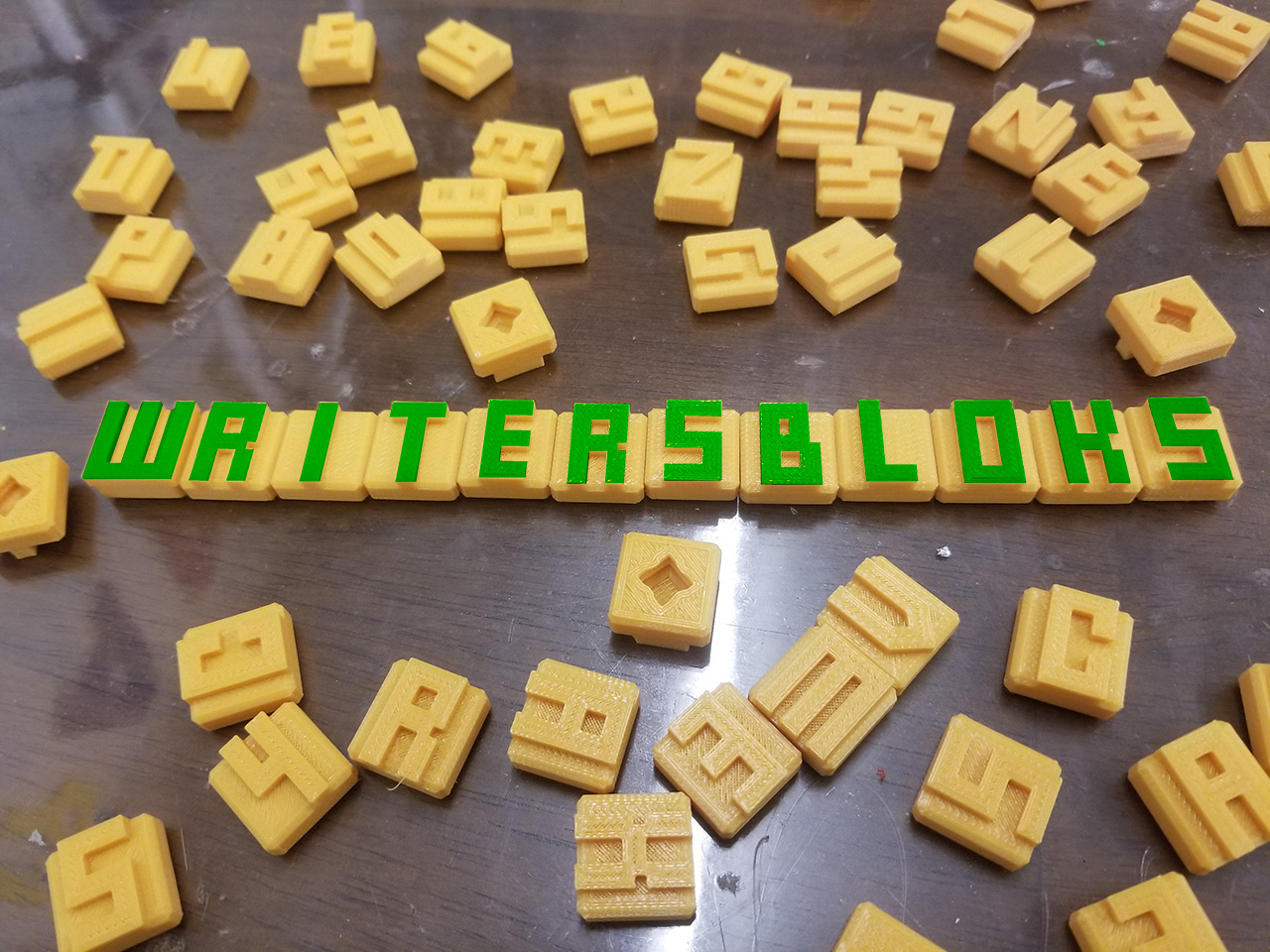 PrintABlok:WritersBloks interlocking letter blocks by 3D Printing ...