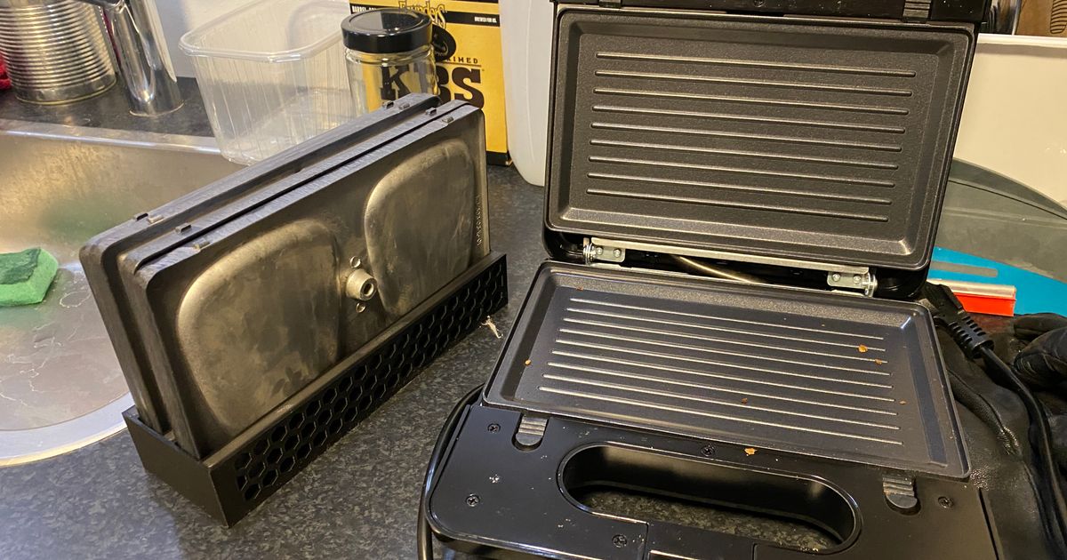 Toaster plates storage by Dalsgaard | Download free STL model ...