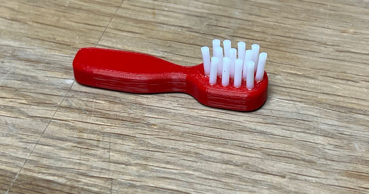 Toy toothbrush by Batman3D | Download free STL model | Printables.com