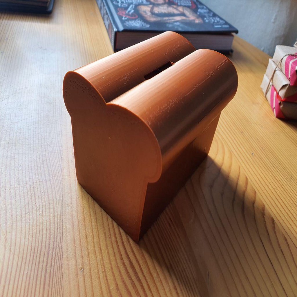 Bread Loaf Money Box (Piggy Bank) by baztm | Download free STL model ...