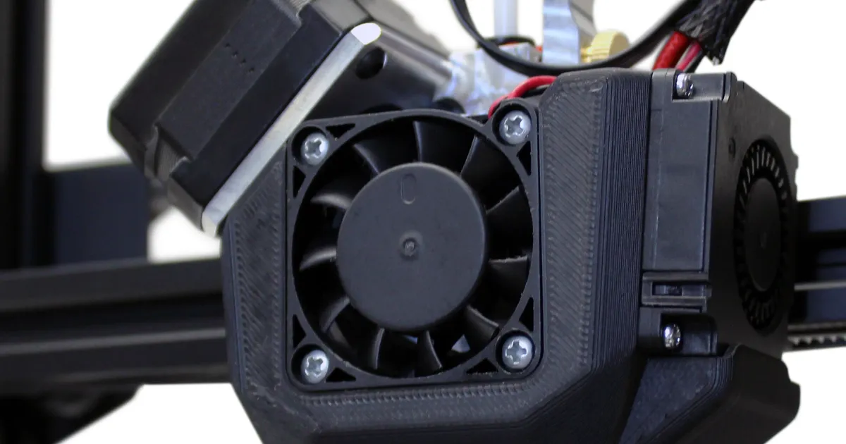 M3301 CR-10 / Ender-3 [Micro Swiss NG REVO Extruder] - Fan Shroud and ...