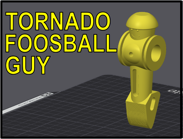 Tornado Foosball Guy by ShopTeacher | Download free STL model ...
