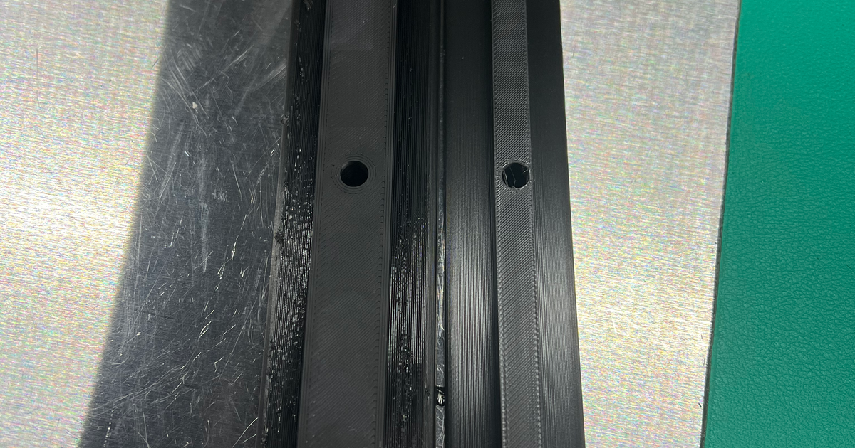 A thinner middle bracket to tighten up the space between multiple ...