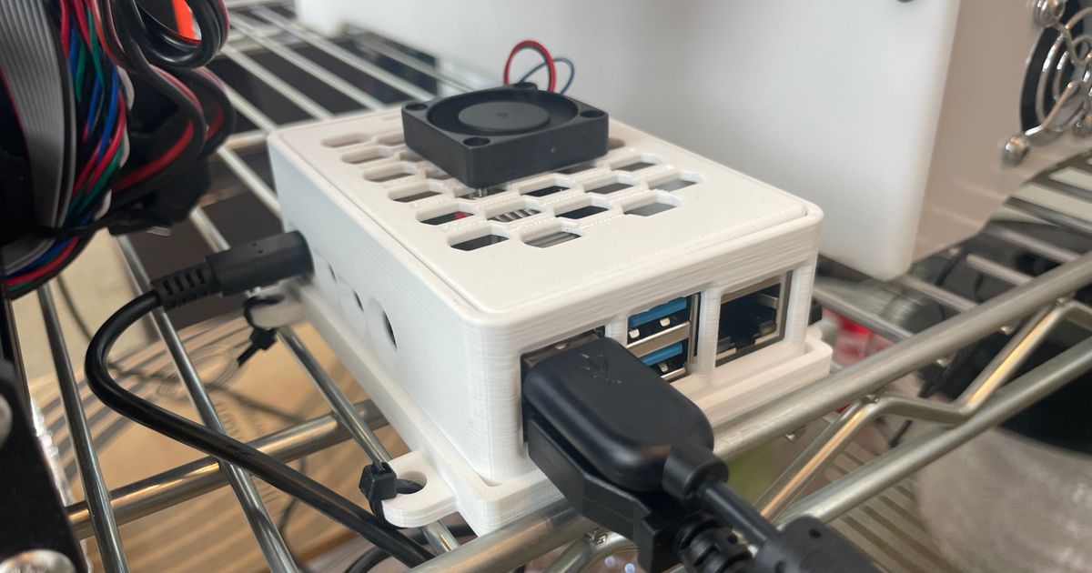 Raspberry Pi 3/4 B+ Case Holder by muldy07 | Download free STL model ...