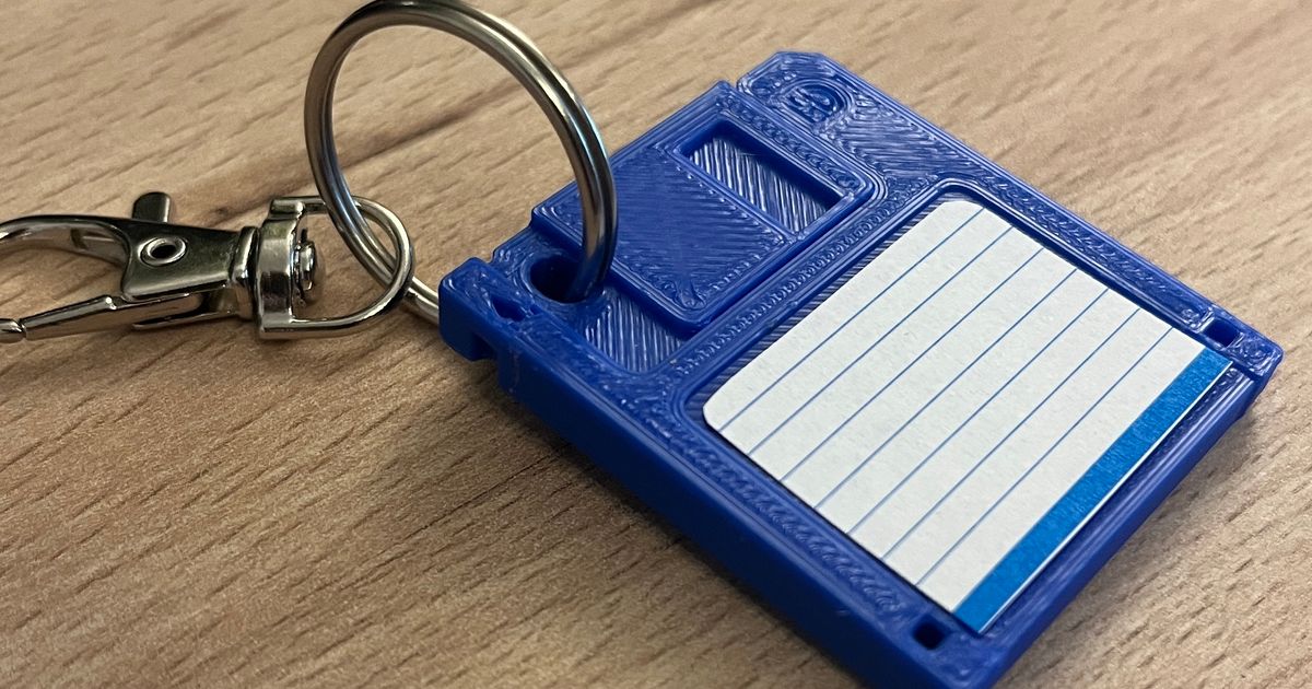 3,5" Floppy Disk Keychain par Cyber_Dyne | Téléchargez gratuitement un ...