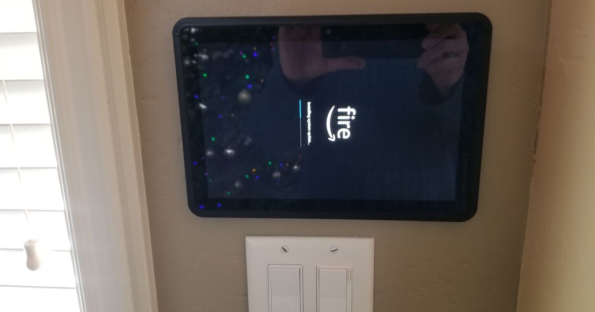 Top-Load Wall Mount for Fire Tablet HD 10 (11th Gen, 2021) by EdLeckert ...