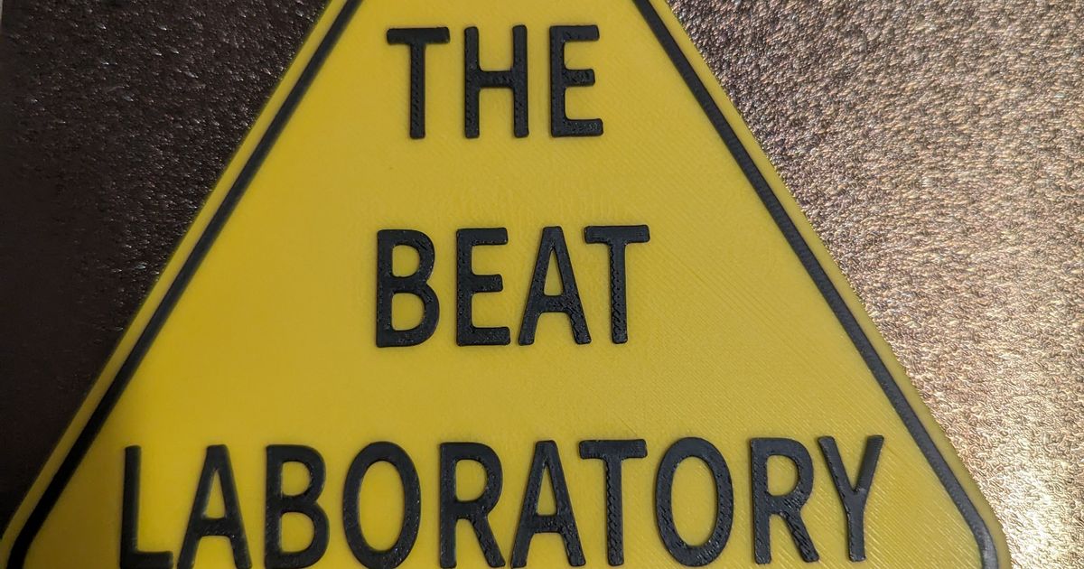 The Beat Laboratory Sign by Led Gremlin | Download free STL model ...