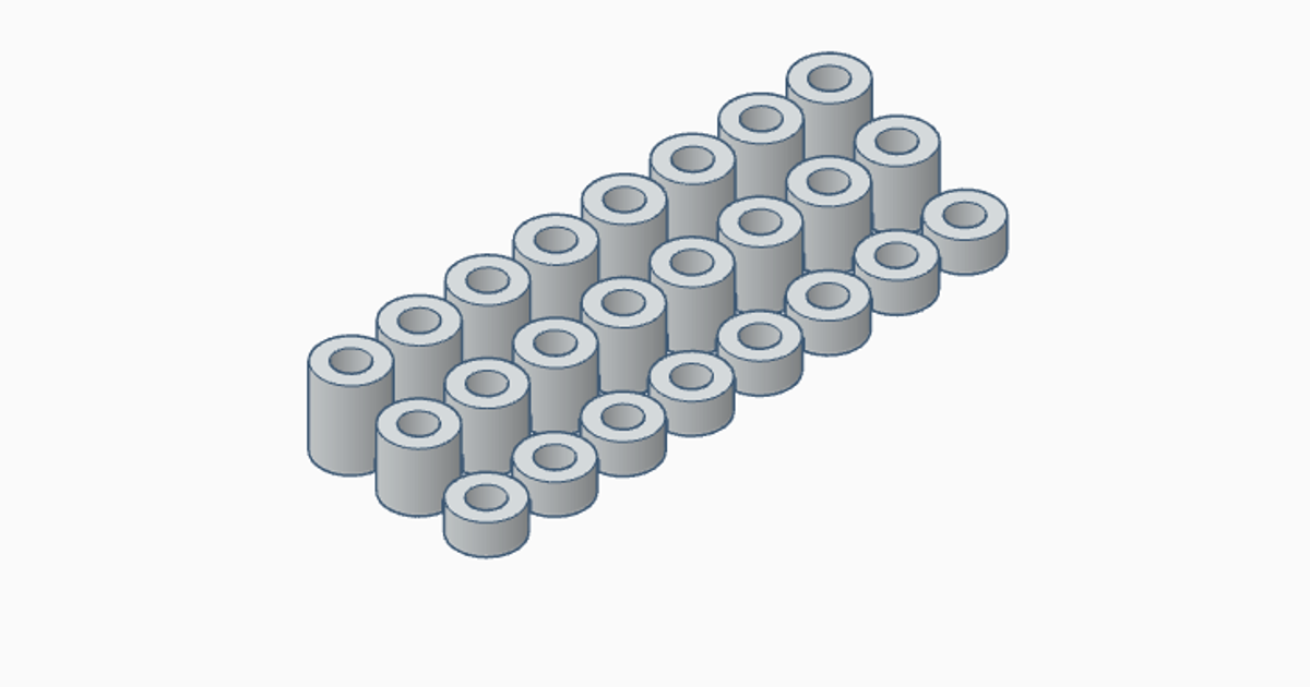 Spacer assortment by B&B TECH | Download free STL model | Printables.com
