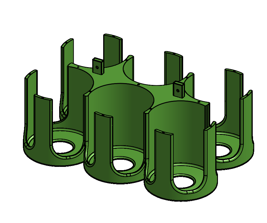 Bottle / Glass Caddy by Garry H | Download free STL model | Printables.com