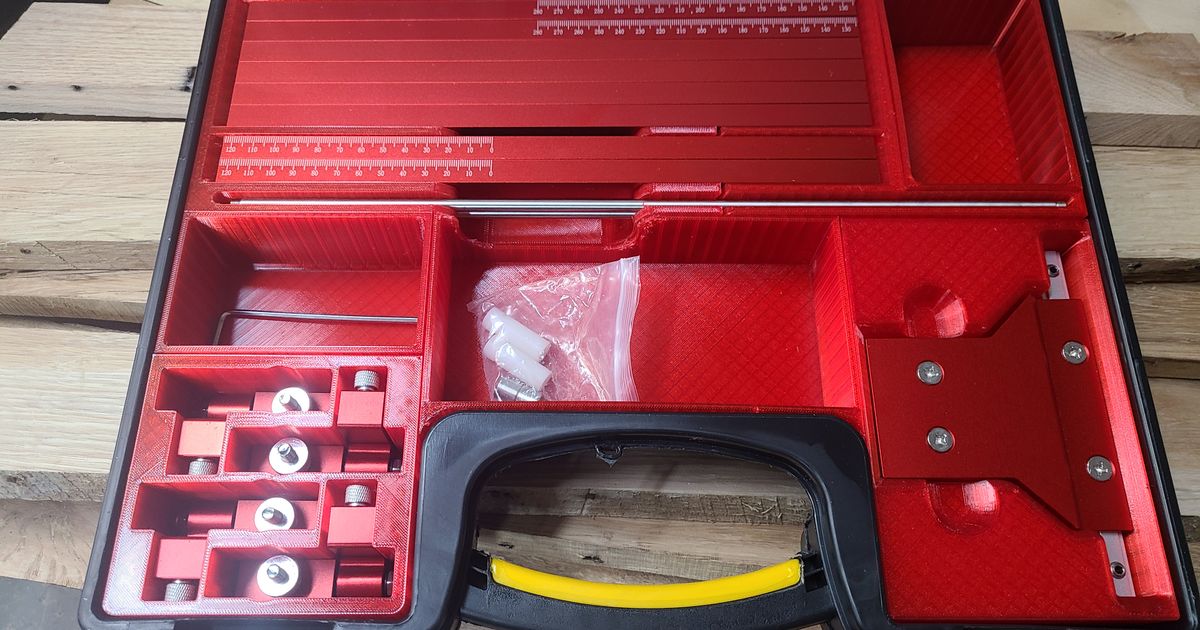 Tracksaw Parallel Guide Case Inserts by TimATX | Download free STL ...