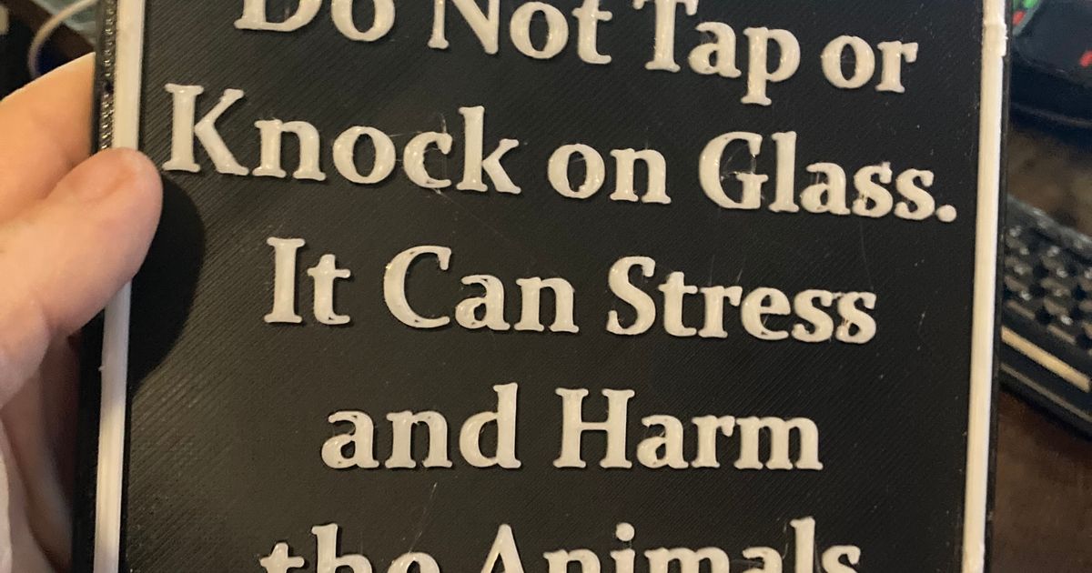 Fish Tank and Aquarium Warning Sign by Daniel Oculus | Download free ...