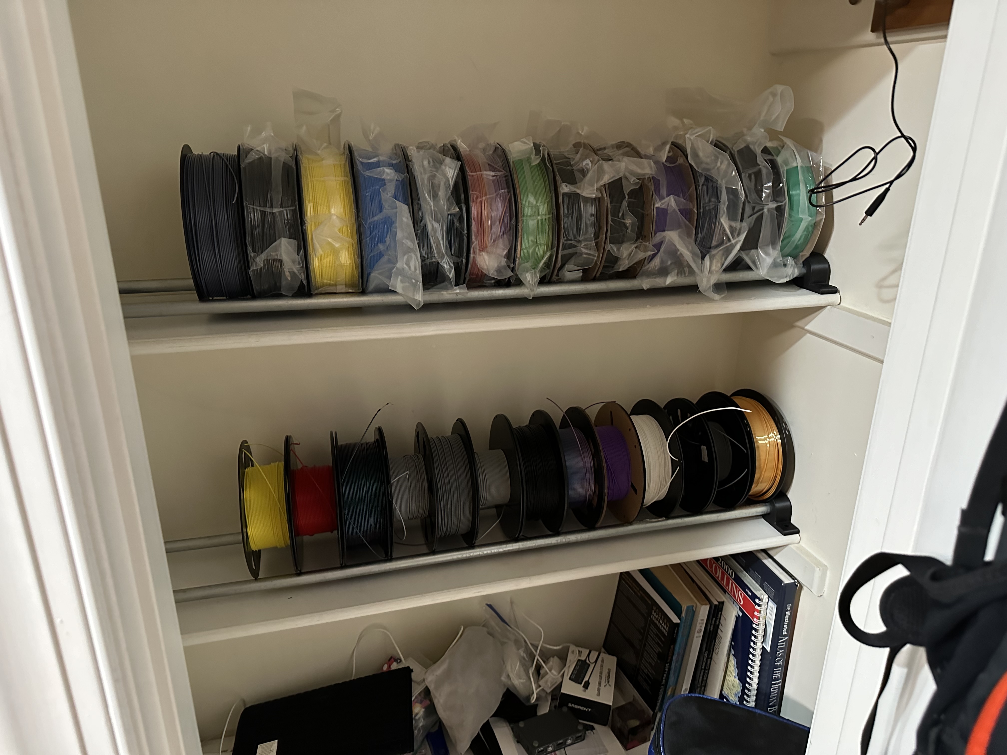 Filament Rack Support by Rich Quackenbush | Download free STL model ...