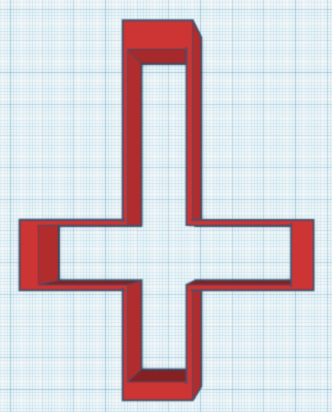 Cross Cookie Cutter by windyriver | Download free STL model ...