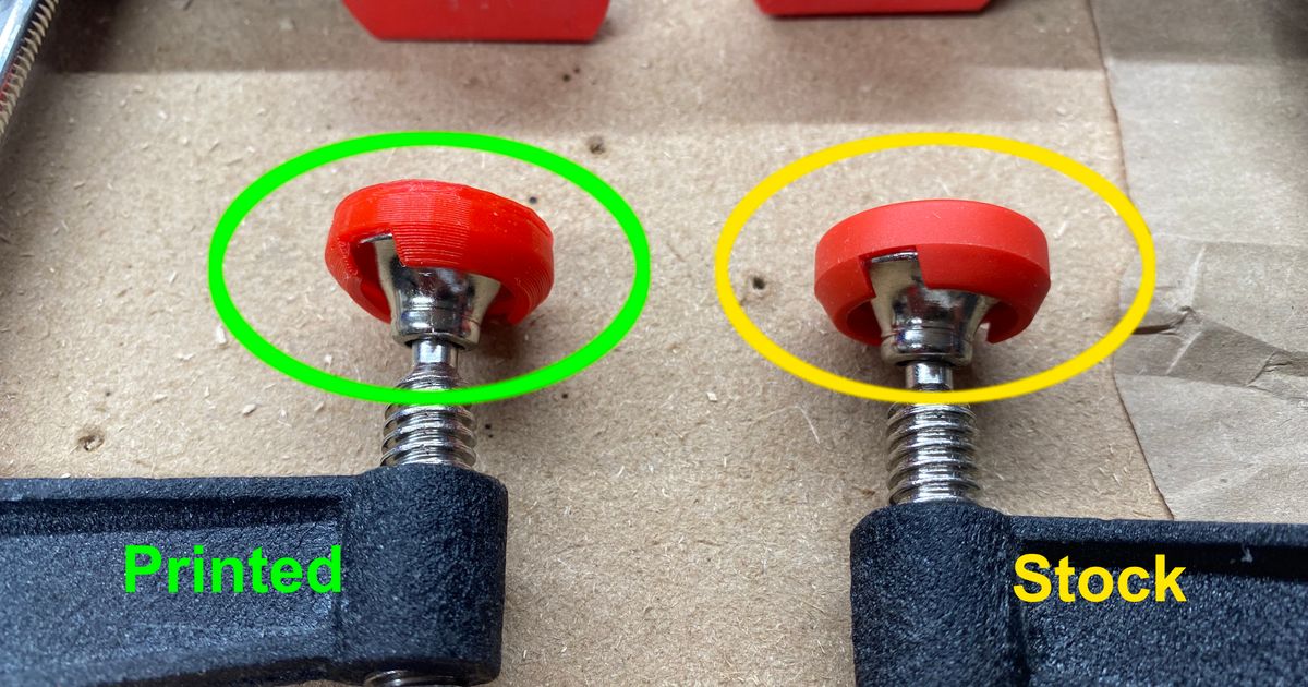 Clamp Pad - TPU round pad for Bessie Quick Release Bar Clamp by Doug ...