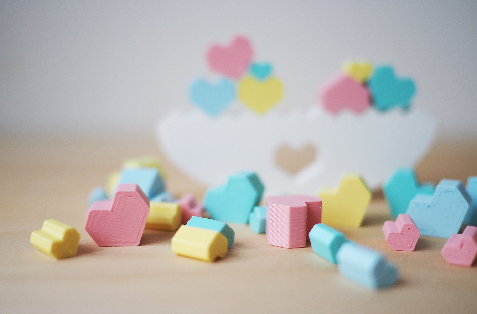 Heart balance game by Kreativní centrUM | Download free STL model ...