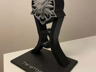 The witcher Headphone Stand (parts)(Fixed) by W1nter | Download free ...
