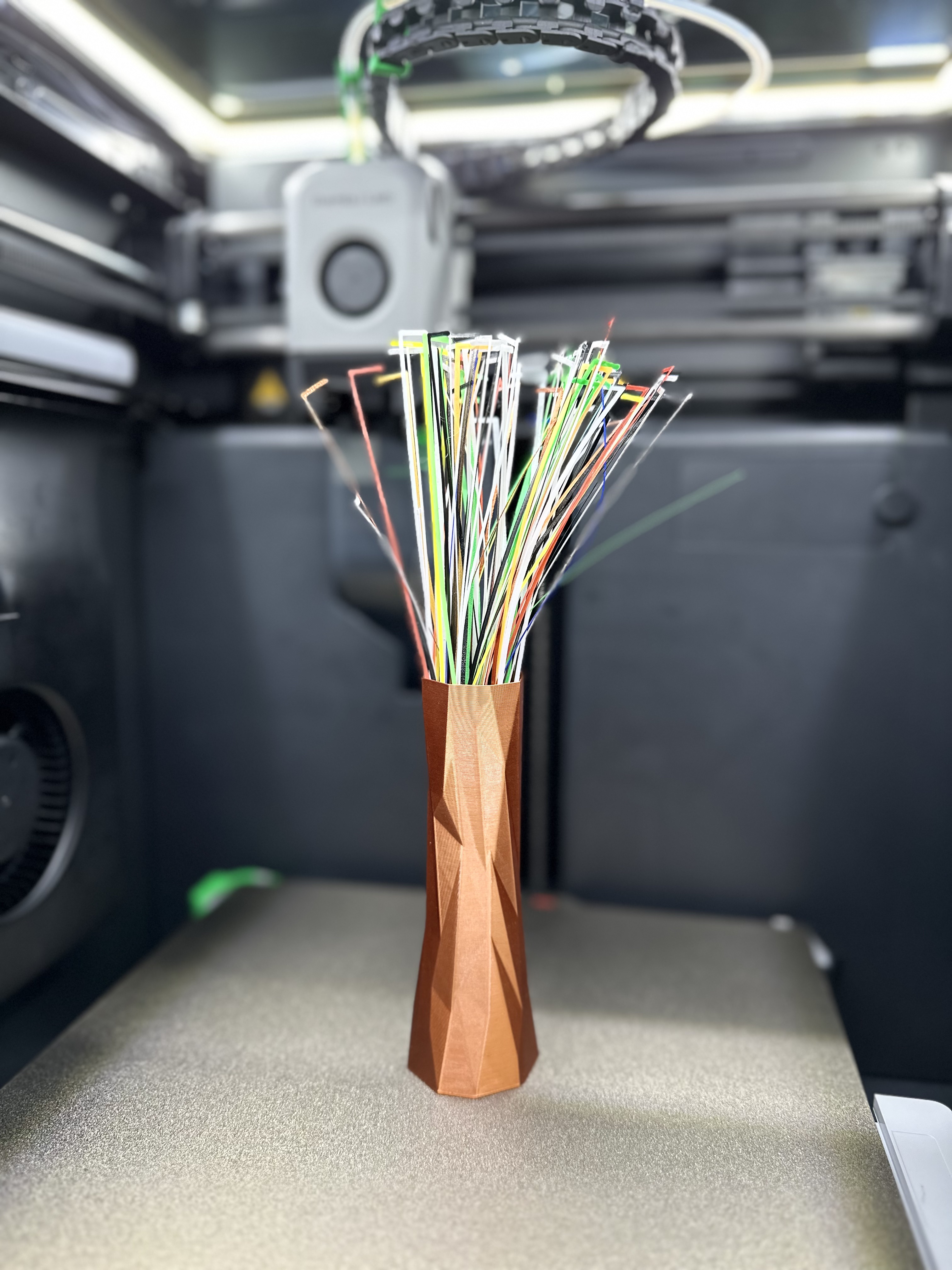 Low Poly Vase for Purge Lines - Fits P1/X1/A1 by Roket | Download free ...