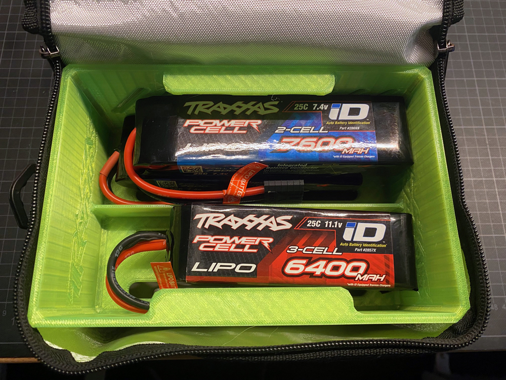 Double layer inlay for LiPo bags (Einsatz für LiPo Taschen) by ...