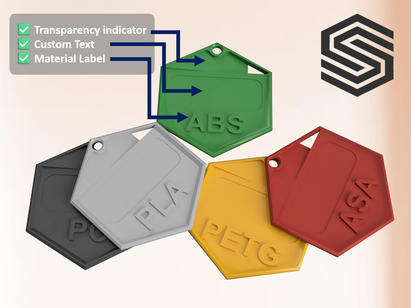 Filament Sample Cards (efficient edition) by UniversalMaker ...