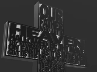 OurFather with ligthbox by Jan Dirks | Download free STL model ...