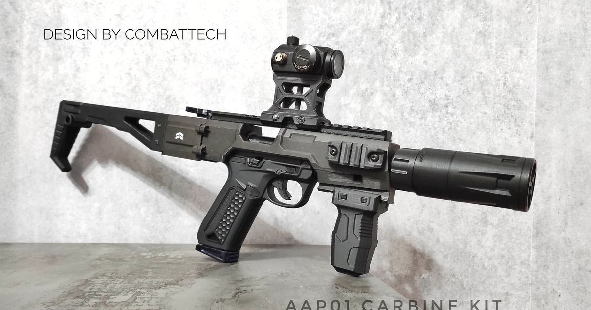 ( AIRSOFT ) aap01 Compact Carbine kit von COMBATTECH | Printables Store