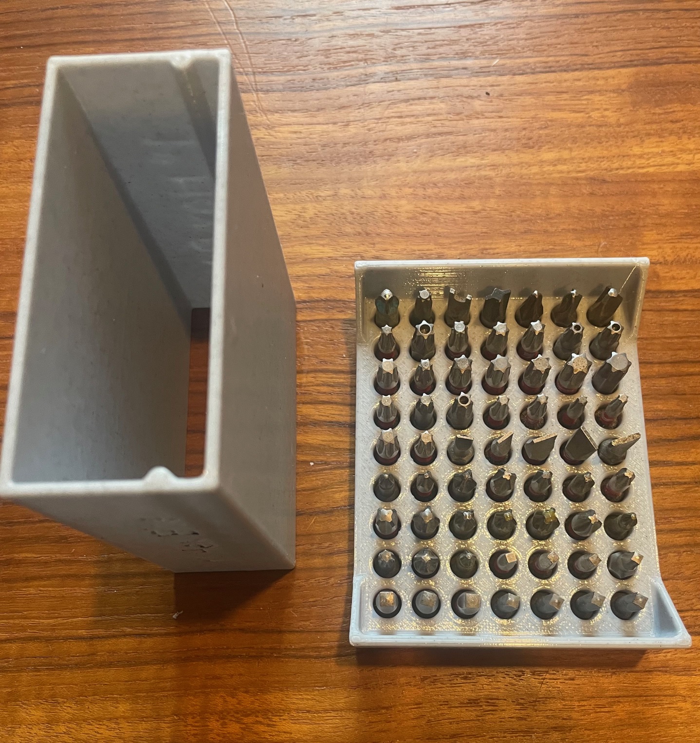 1" Hex Bit Holder Storage Case by cwennet | Download free STL model ...