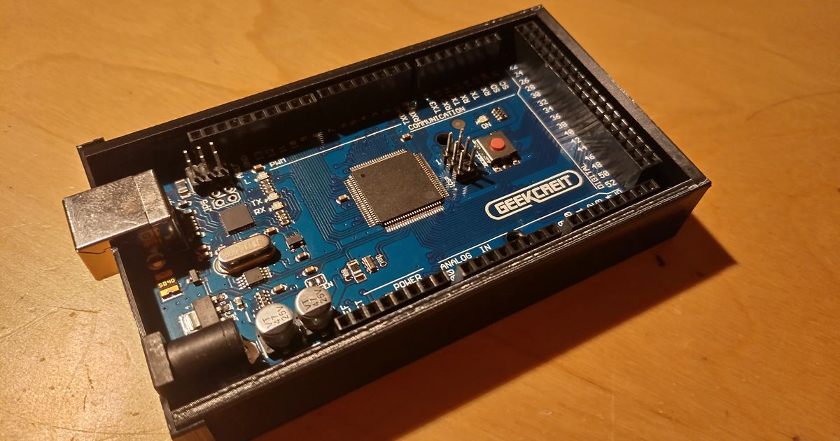 ARDUINO MEGA MOUNTING BRACKET by 3D-Printing-Mate | Download free STL ...