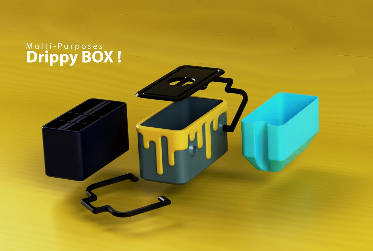 Multi-Purposes Drippy BOX ! by 3DP-MAMSIH | Download free STL model ...