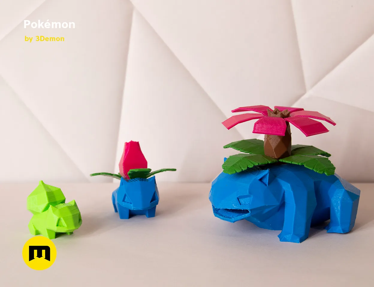 Low Poly Pokemon Collection Generation 1 by 3Demon | Download free STL ...