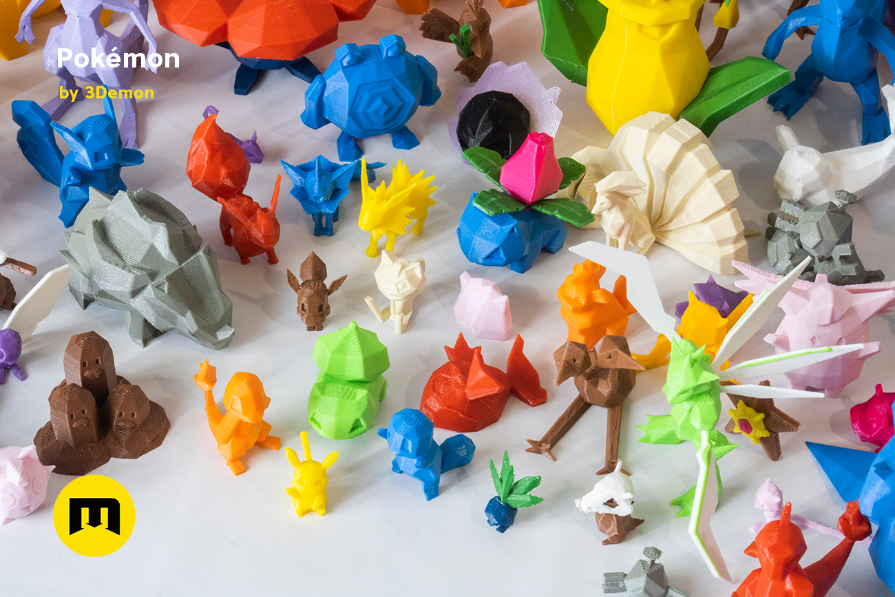 Low Poly Pokemon Collection Generation 1 by 3Demon | Printables Store