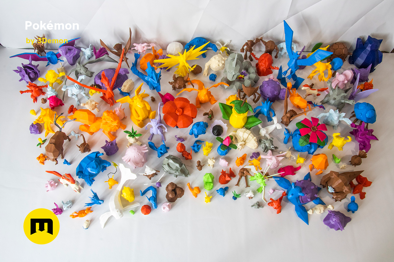 Low Poly Pokemon Collection Generation 1 by 3Demon | Printables Store
