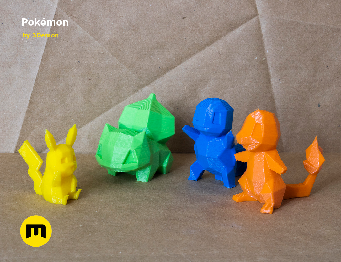 Low Poly Pokemon Collection Generation 1 by 3Demon | Printables Store