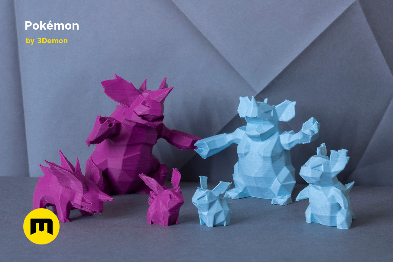 Low Poly Pokemon Collection Generation 1 by 3Demon | Printables Store