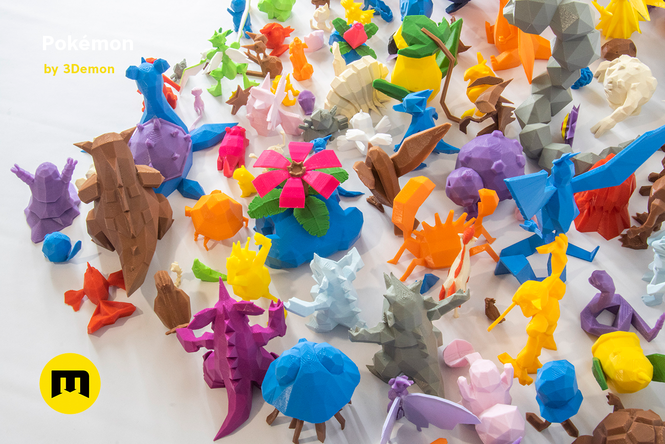 Low Poly Pokemon Collection Generation 1 by 3Demon | Printables Store