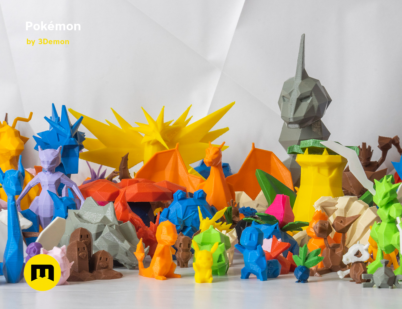 Low Poly Pokemon Collection Generation 1 by 3Demon | Printables Store