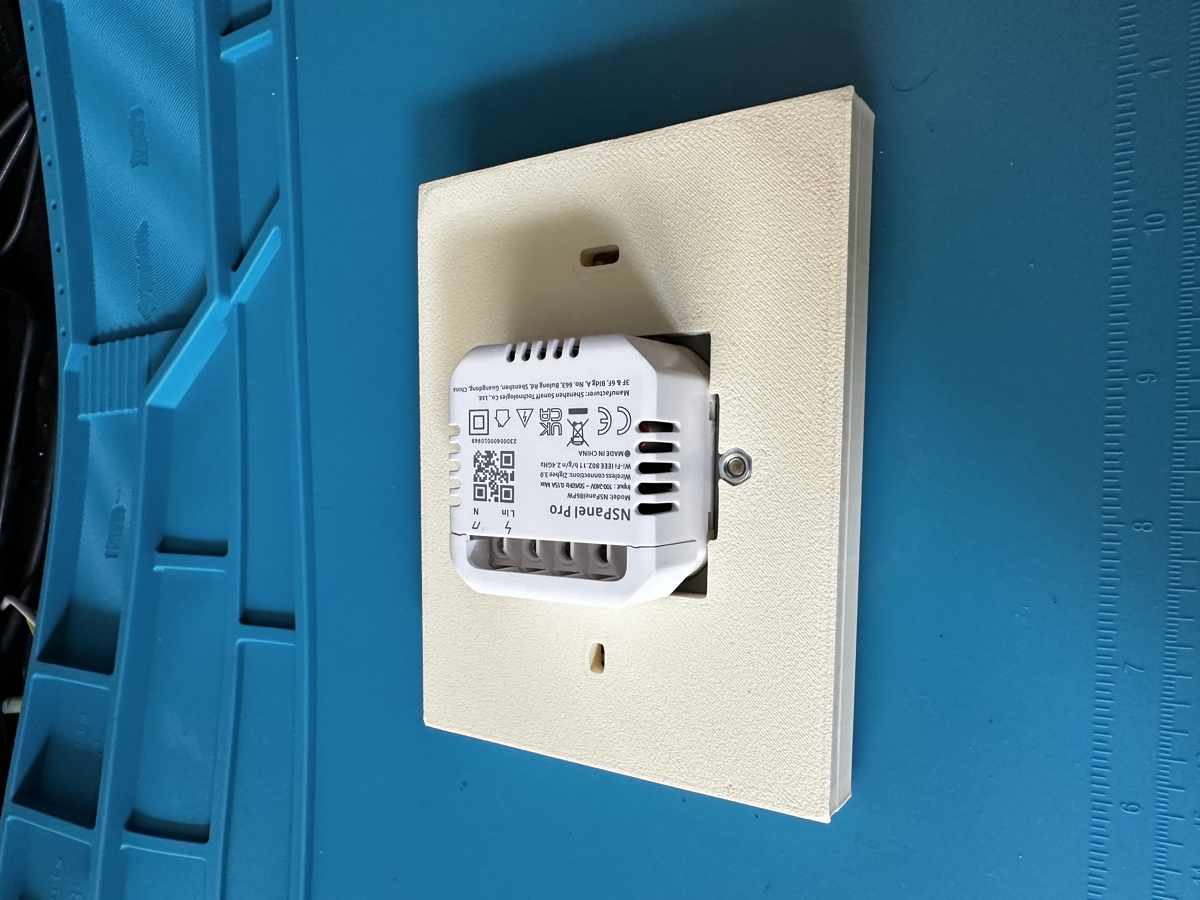 NS Panel Pro wall plate adapter by Pedro Souza | Download free STL ...