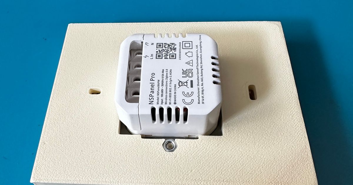 NS Panel Pro wall plate adapter by Pedro Souza | Download free STL ...