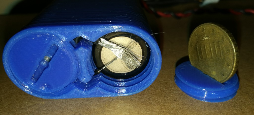 18650 Battery Holder/Pack by schmufu-3d | Download free STL model ...