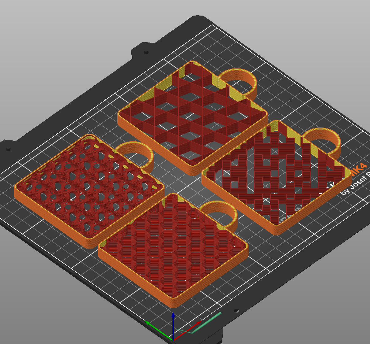 Infill Sample Tiles by Formative3D | Download free STL model ...