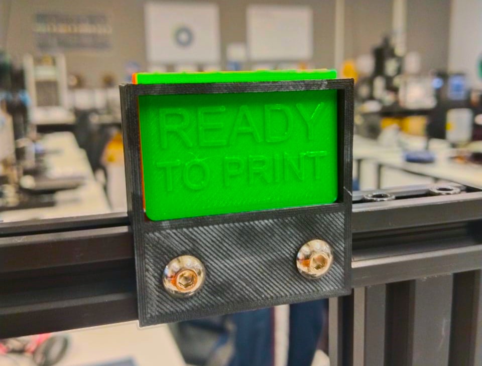 3D Printer Status Board / Name board (Print-in-place) by adhith_n ...