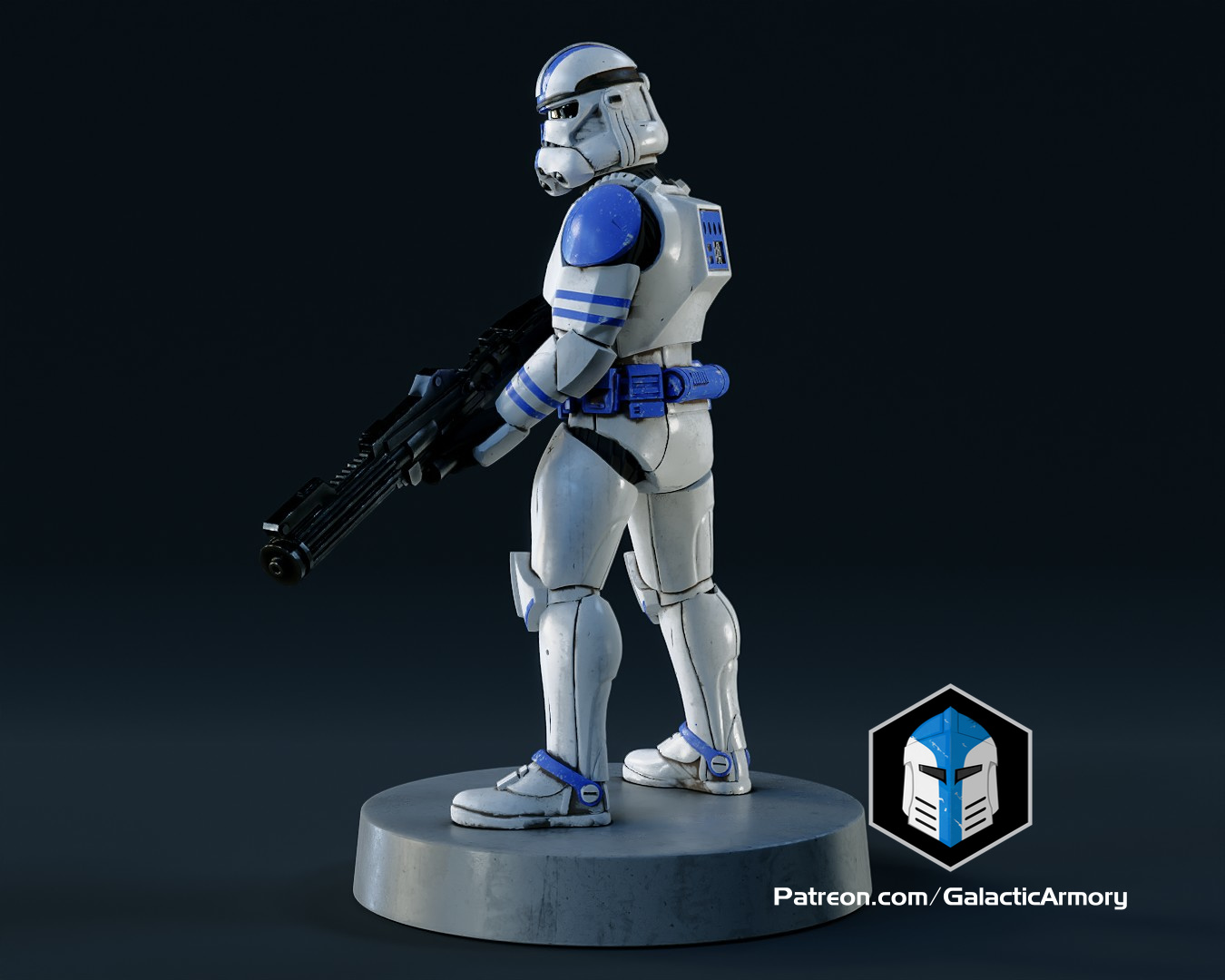 Clone Trooper Figurine - Assault by Galactic Armory | Download free STL ...