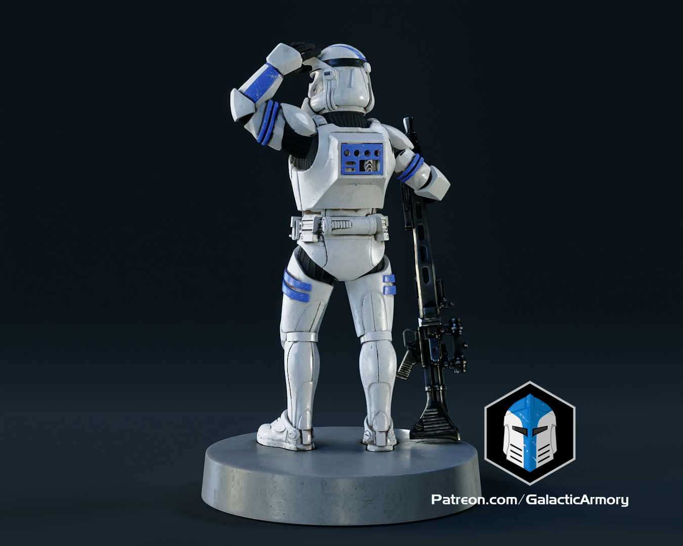 Clone Trooper Figurine - Specialist by Galactic Armory | Download free ...
