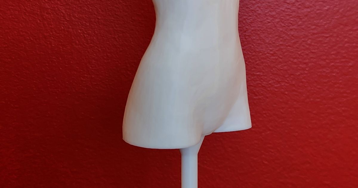 Doll Dress Mannequin by Epiales | Download free STL model | Printables.com