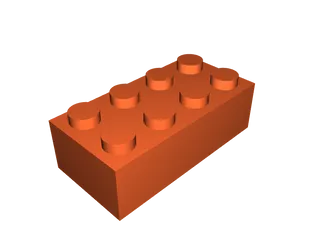4x2 Lego Brick by james.org | Download free STL model | Printables.com