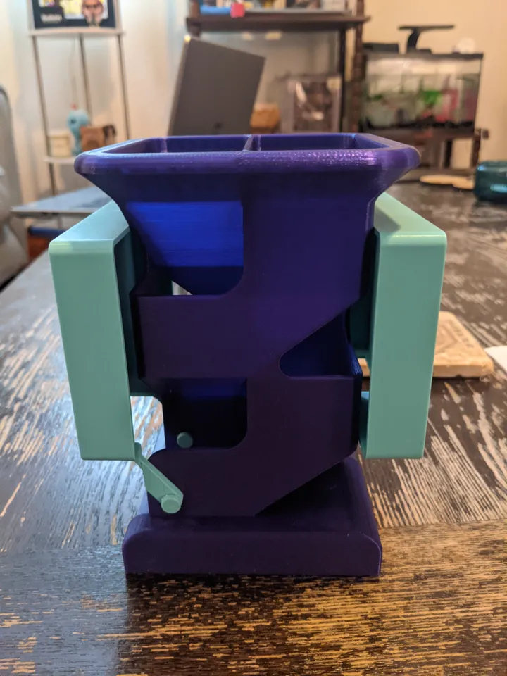 Fully-printed Dice Tower by a7h13f | Download free STL model ...