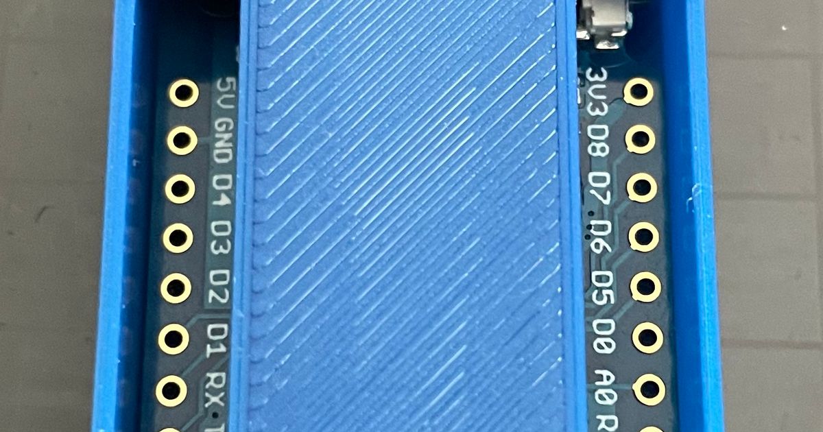 Wemos D1 mini case with access to headers by Loke Dupont | Download ...