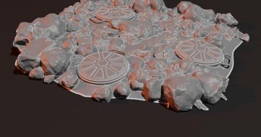 Mine fields by Udo's 3D World | Download free STL model | Printables.com