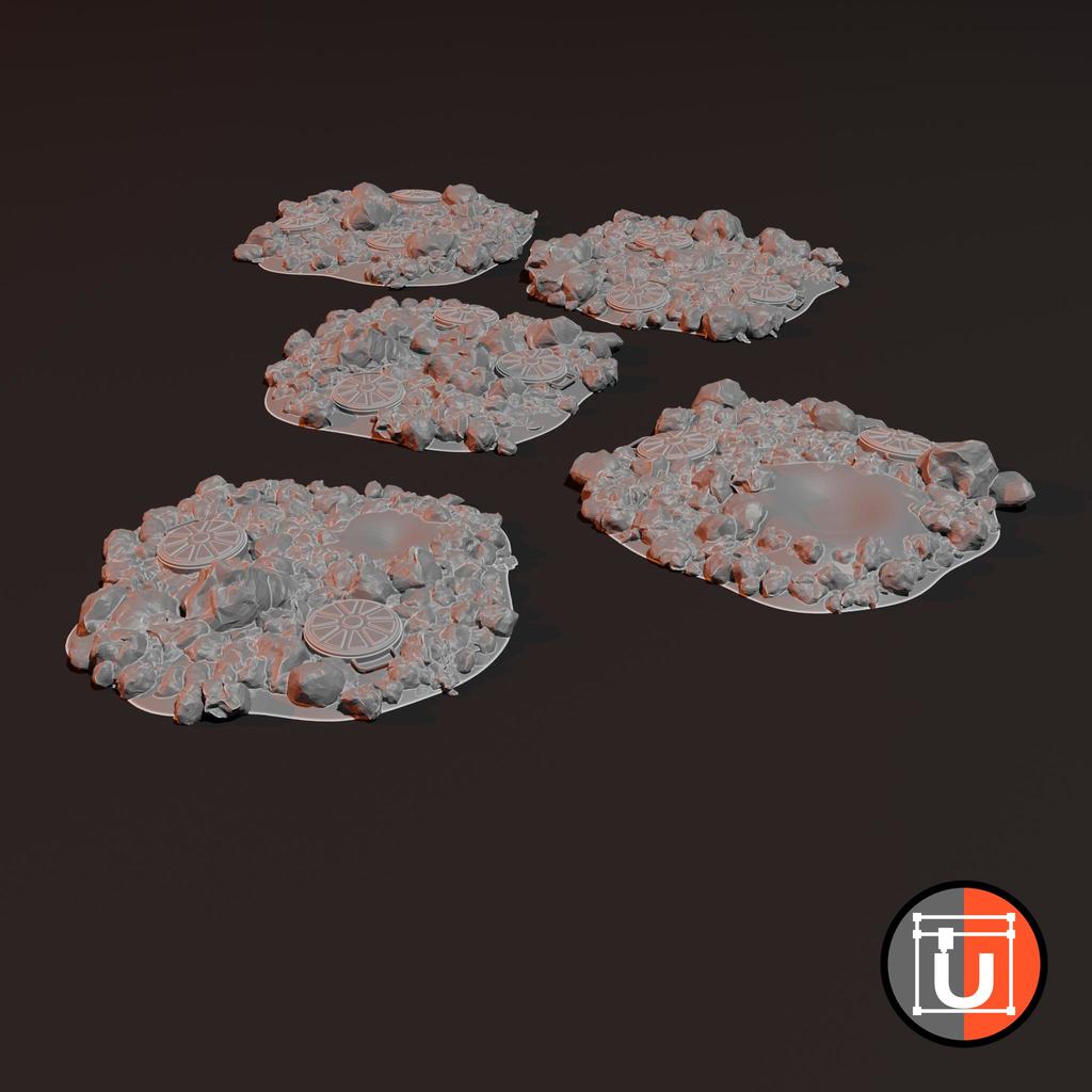Mine fields by Udo's 3D World | Download free STL model | Printables.com