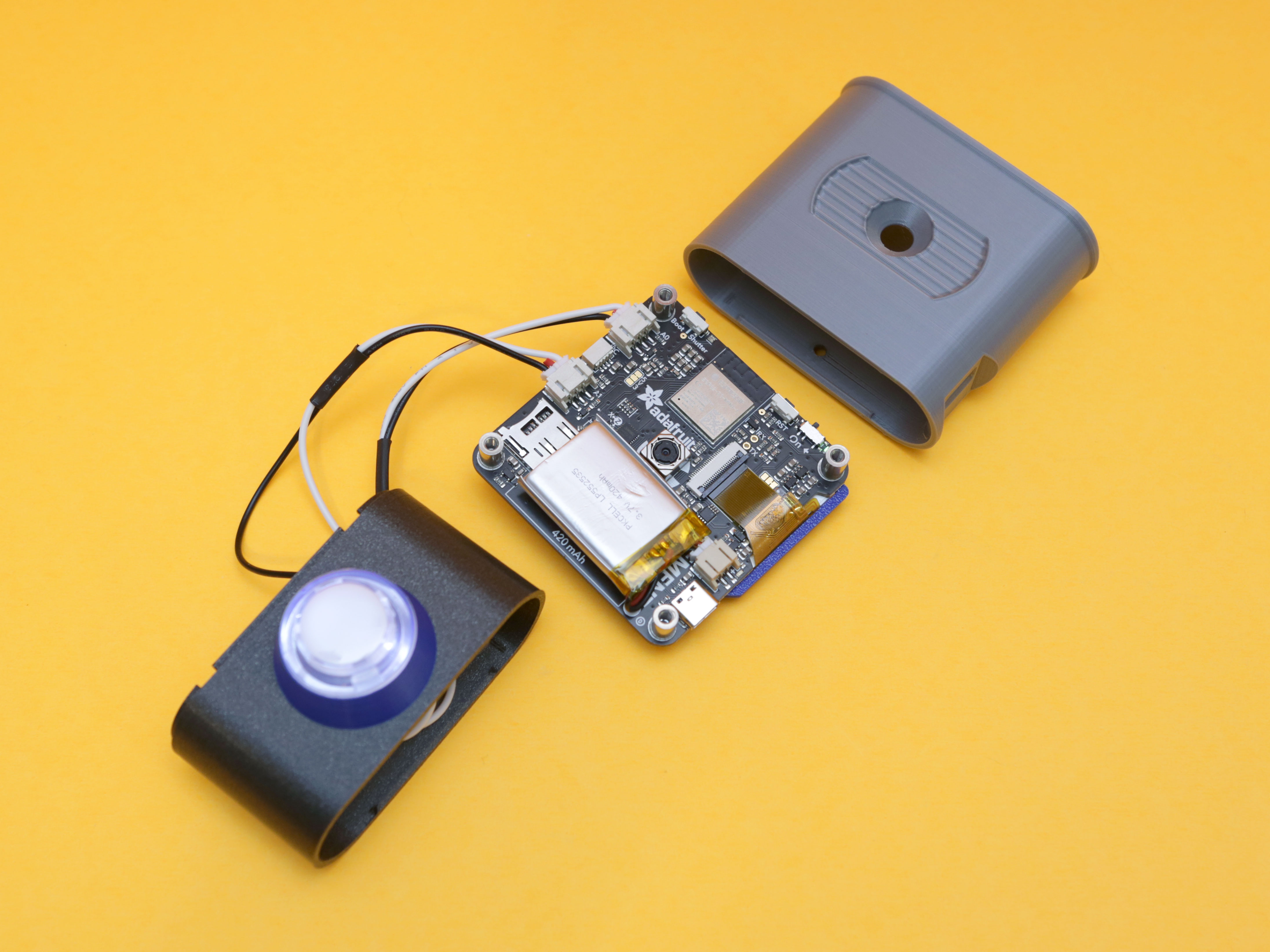 Iot Doorbell Camera By Adafruit Download Free Stl Model